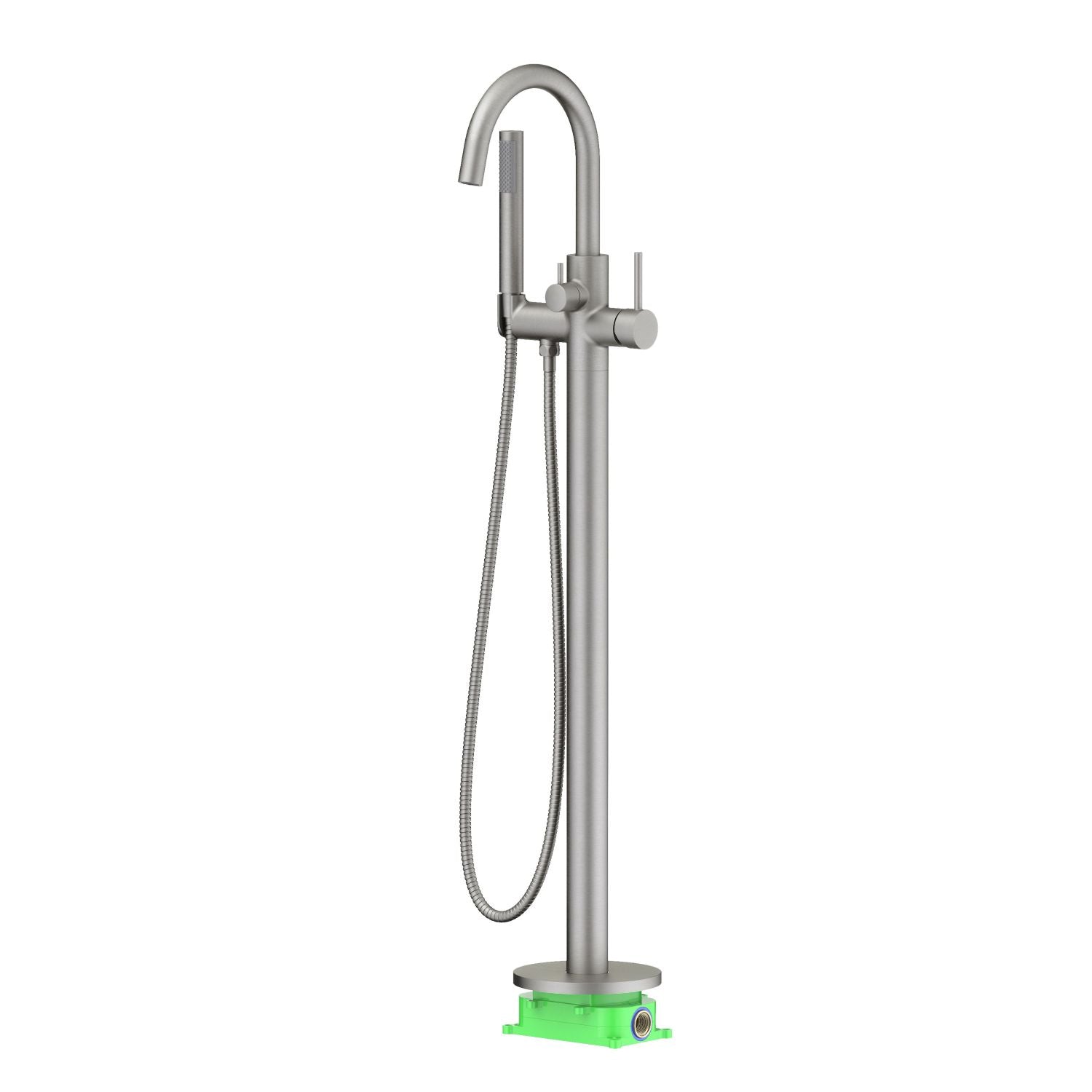 Aquavit Circular Floor mounted bathtub mixer TF0903013 – aquavitbath