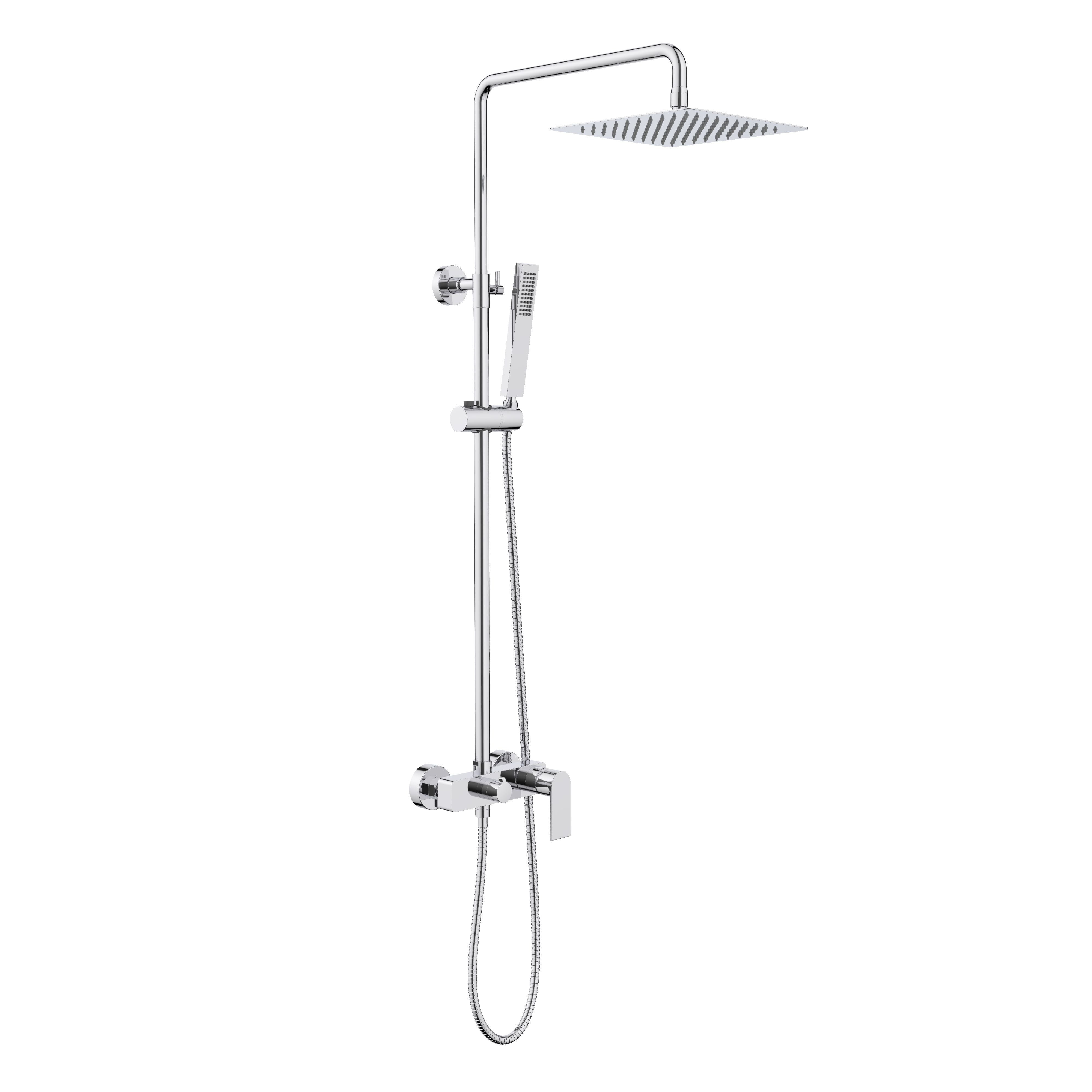 Blaze wall mounted Shower column with 2 outlets AT010064 – aquavitbath