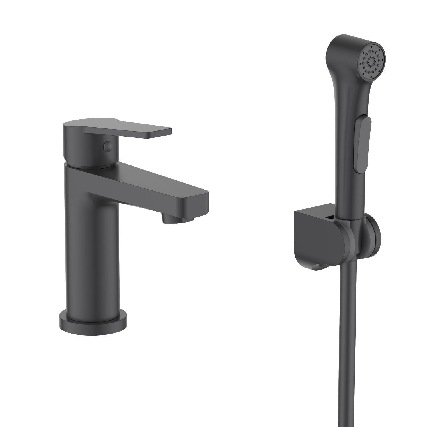 Aquavit Sense Basin mixer with ABS hand bidet spray AT421101 – aquavitbath
