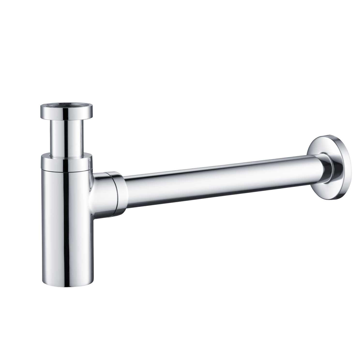 Contemporary Round P Trap 1-1/4" x 1-1/4" Bottle Trap BT0001 – aquavitbath