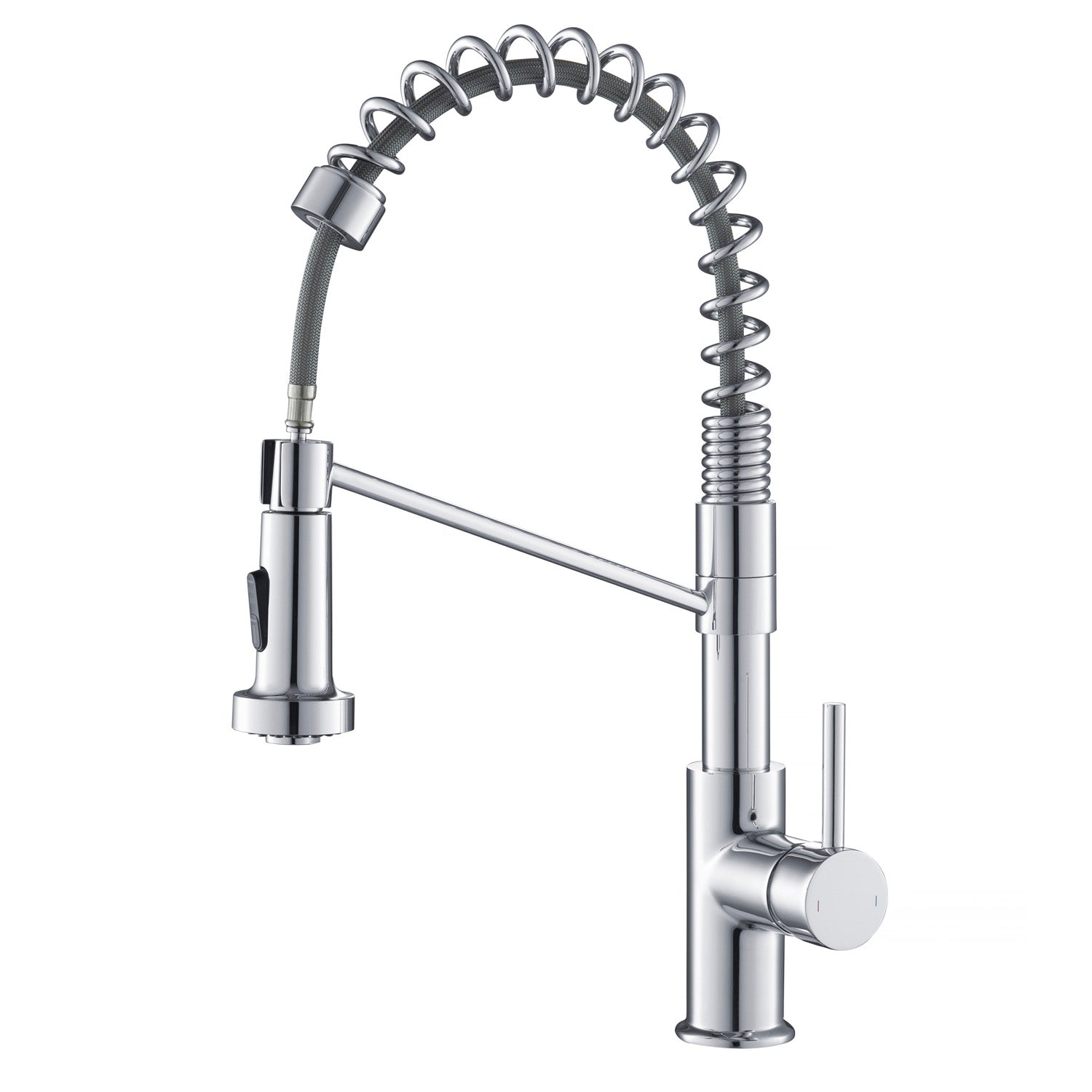 Aquavit Single handle pull down kitchen faucet with spring KF10203 ...